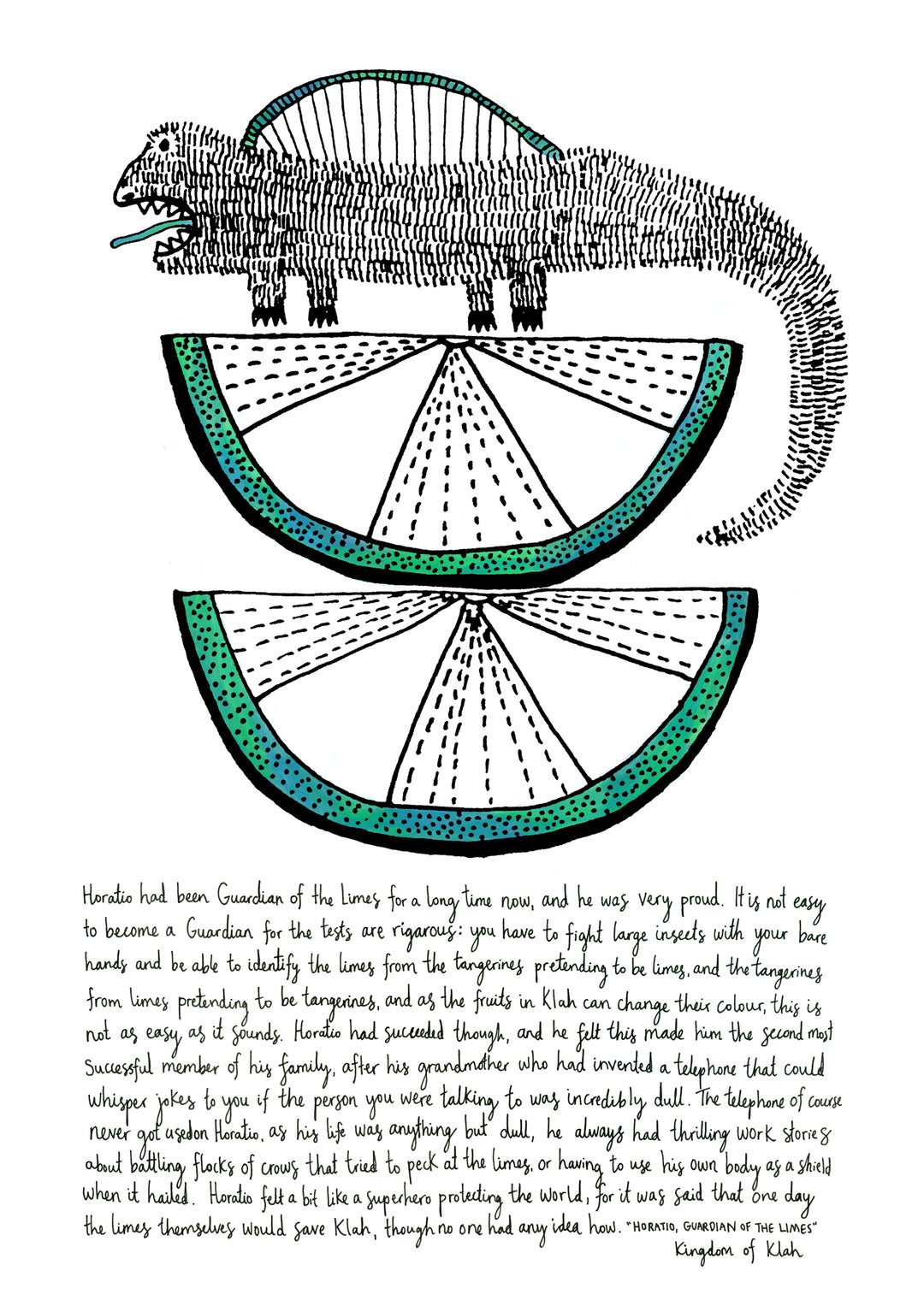 Horatio, Guardian of the Limes A3 Print – KINGDOM OF KLAH