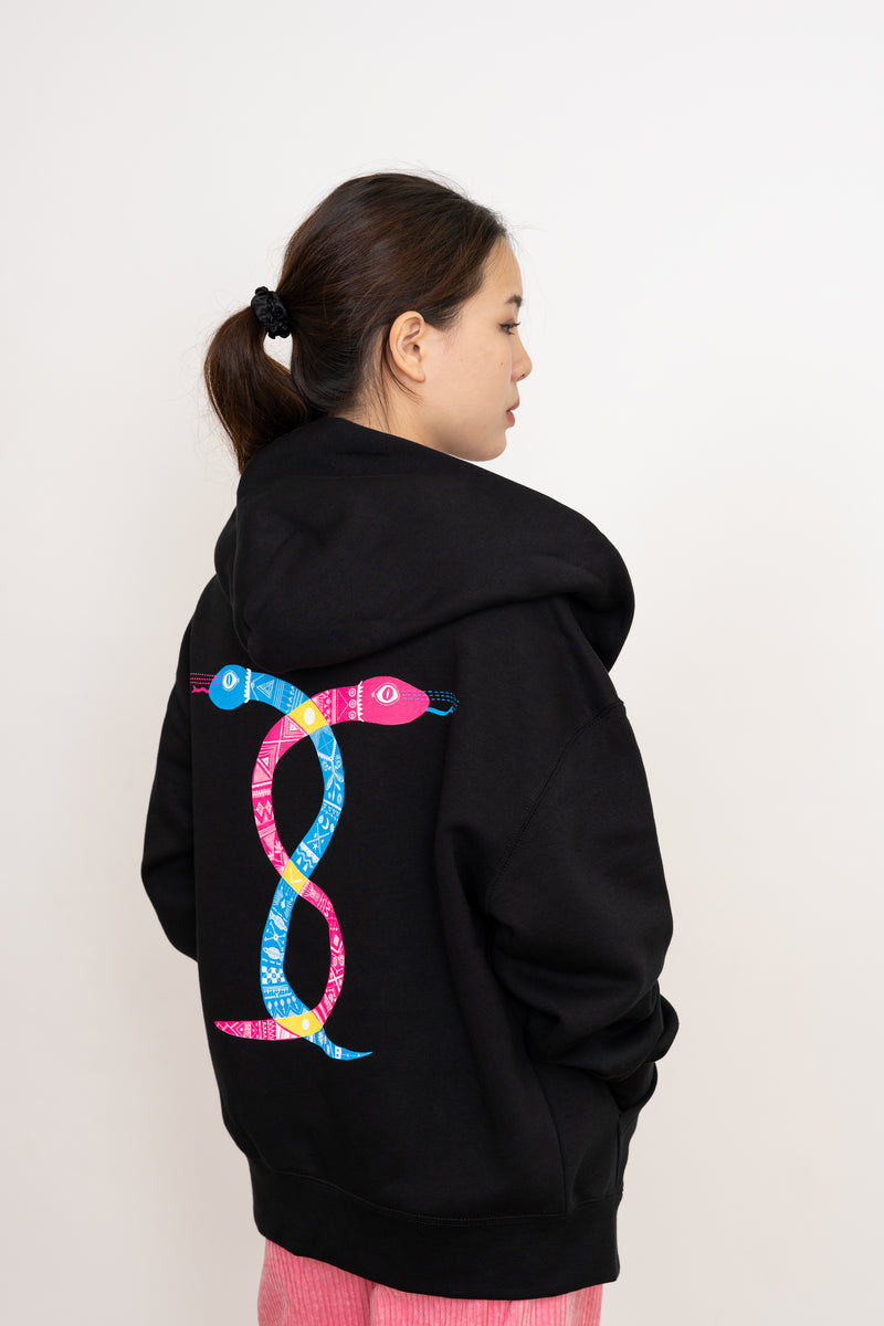 The Infinity Snakes of Time Women's Zip Hoody (Back Print) – KINGDOM OF ...